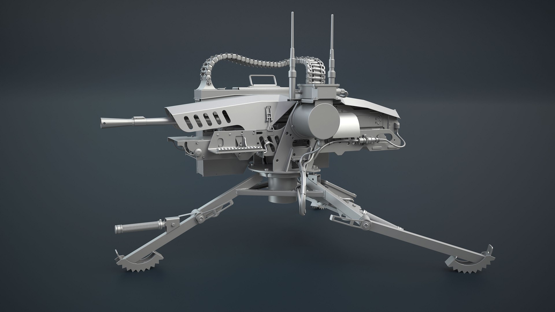 3D Model Shablya Remote-Controlled Gun Turret HP - TurboSquid 2442217