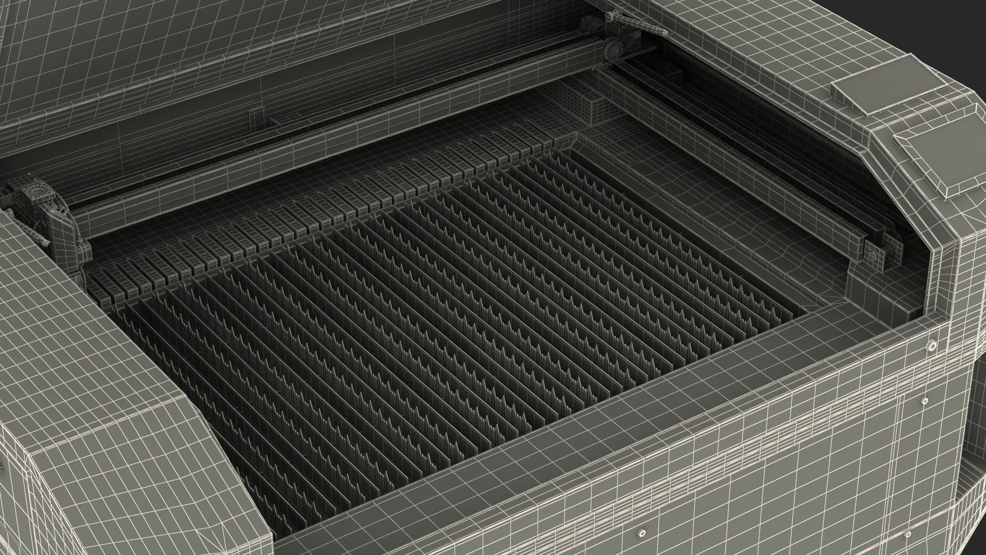 3D Model Omtech Pro CO2 Sheet Cutter Steel Body Rigged - TurboSquid 2449722