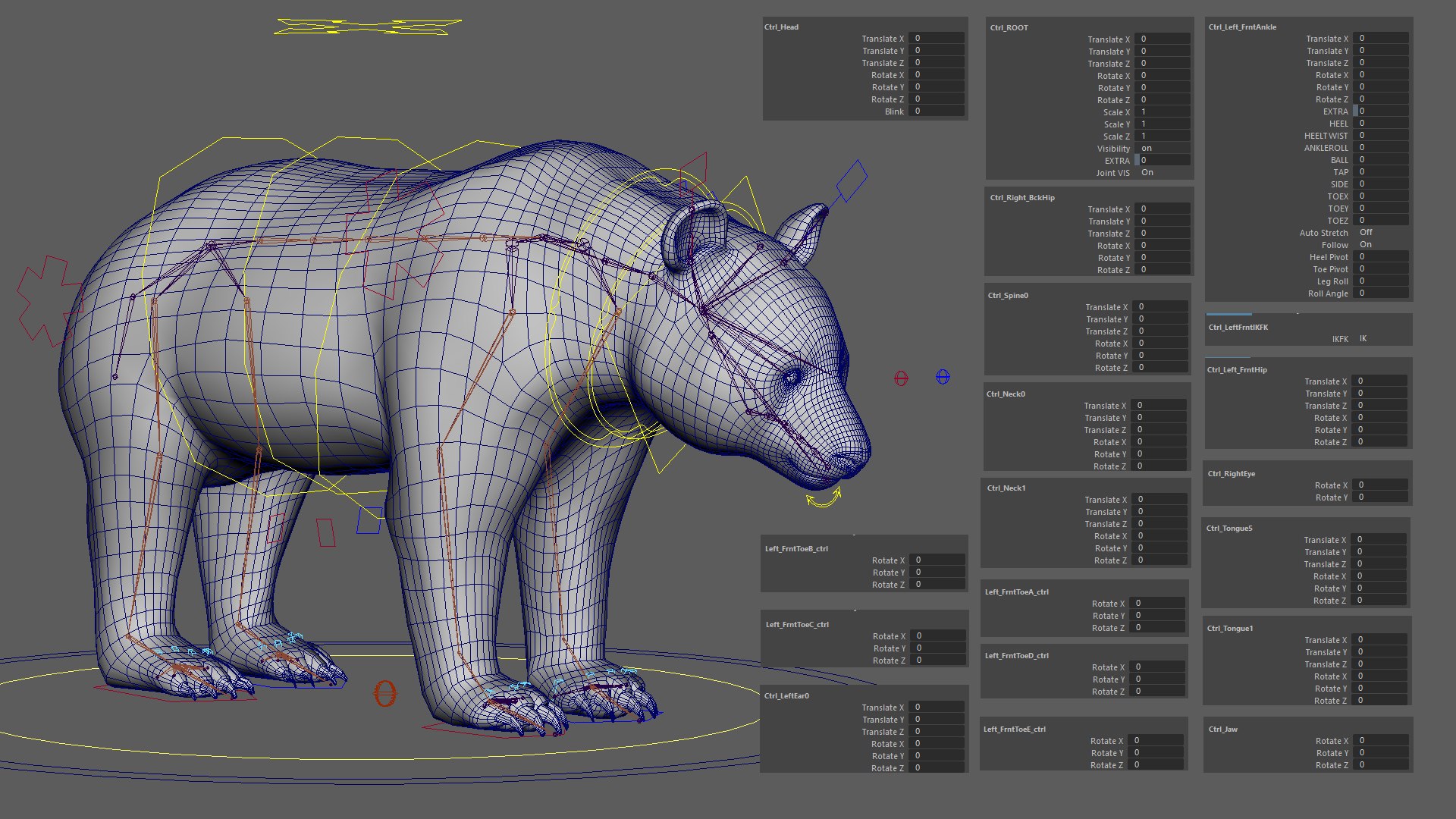 Panda Rig UNREAL Project 3D Model - TurboSquid 2293159
