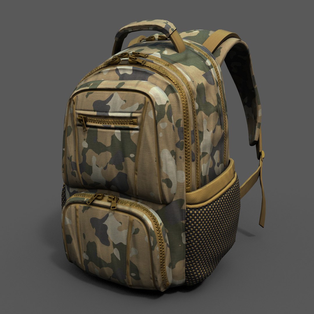 3D Bag Backpack - TurboSquid 1484863
