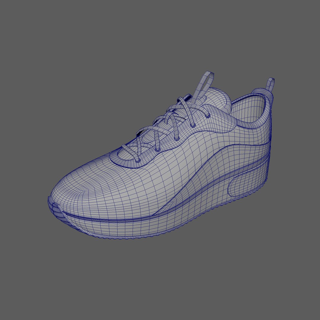 Sport Shoes 3d Model Turbosquid 1650776