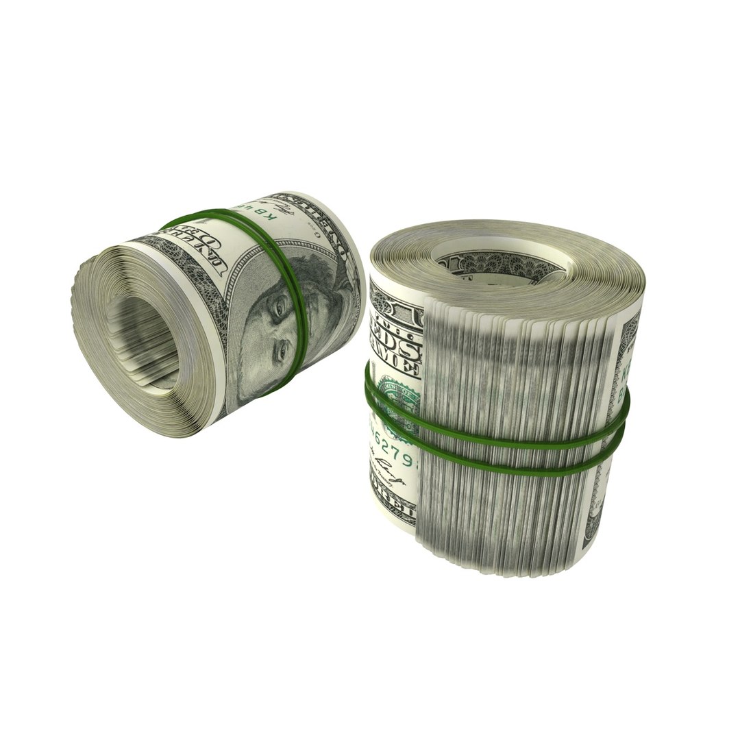 3D Dollars - TurboSquid 1551972
