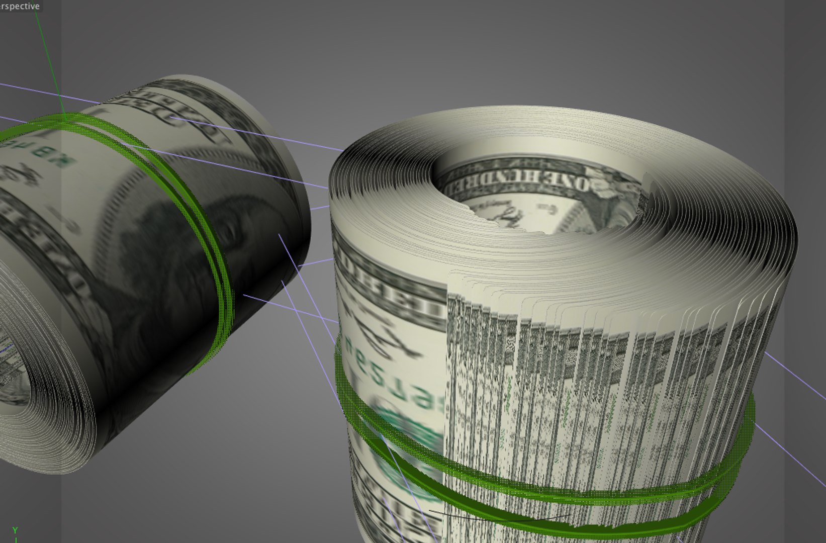 3D Dollars - TurboSquid 1551972