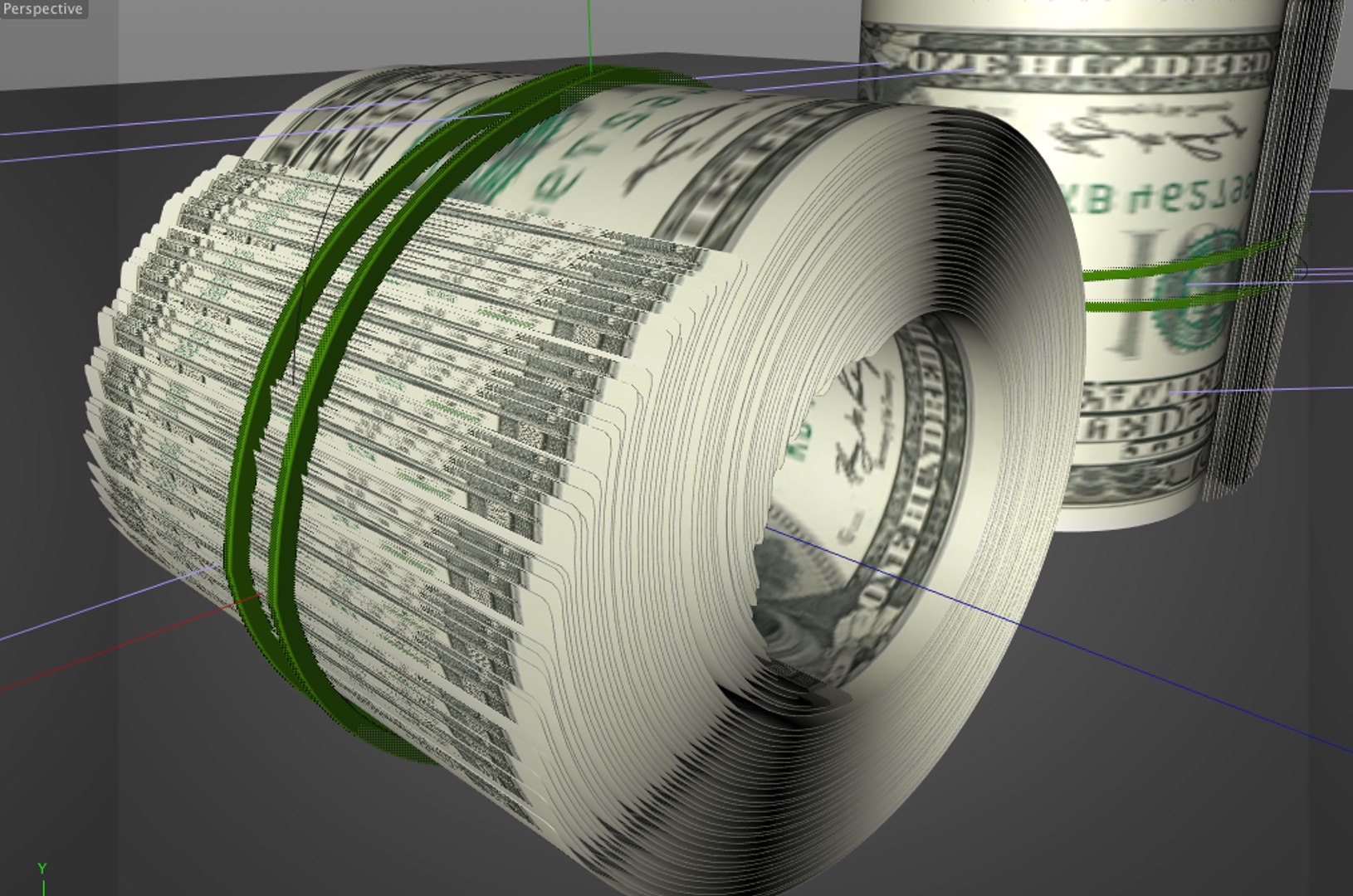 3D Dollars - TurboSquid 1551972