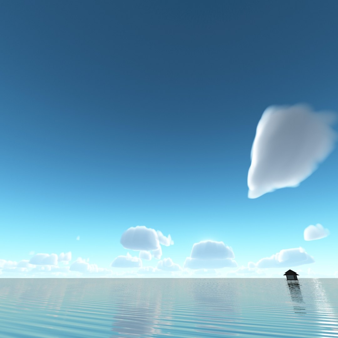3d Sky Clouds Model