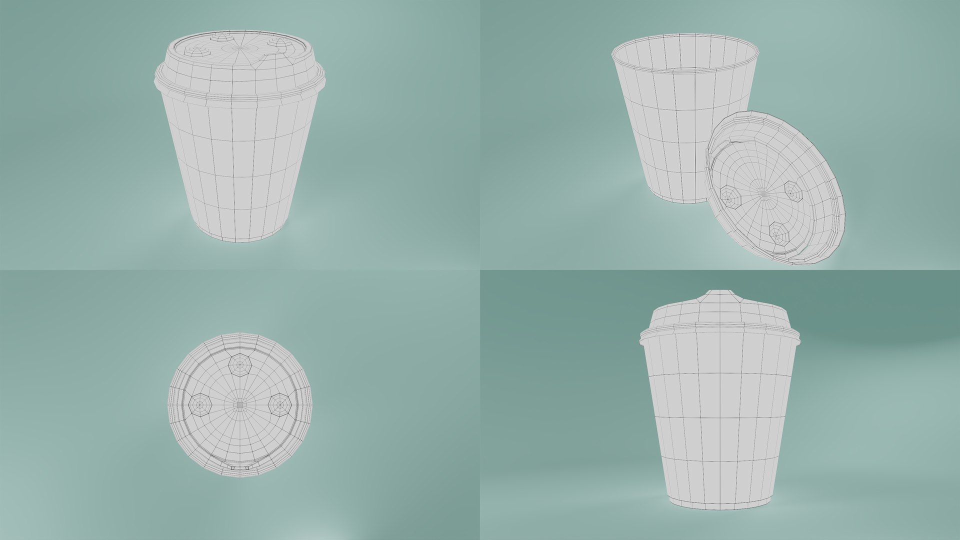 3D Model Paper Coffee Cup - TurboSquid 2258984