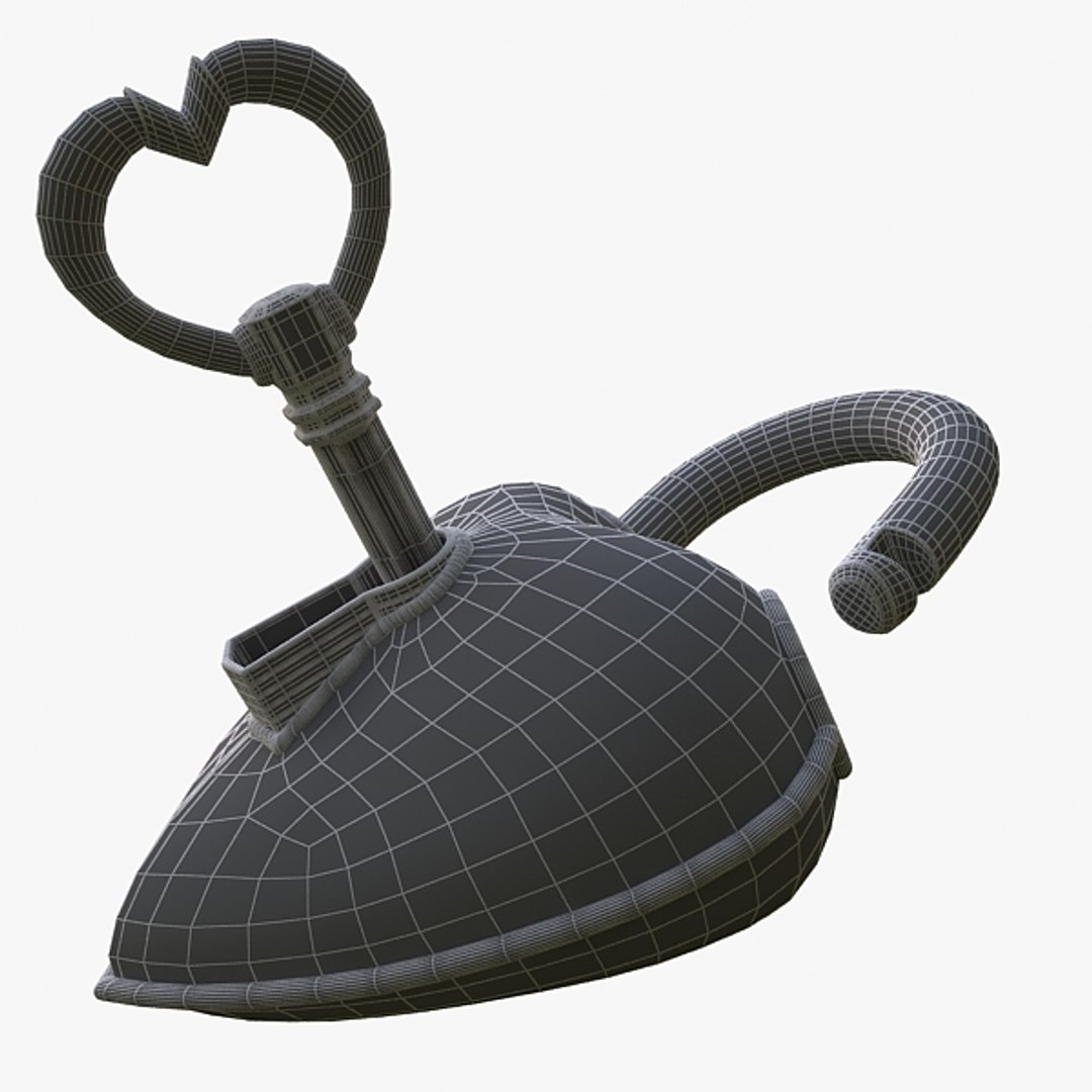 3d Model Heart Lock