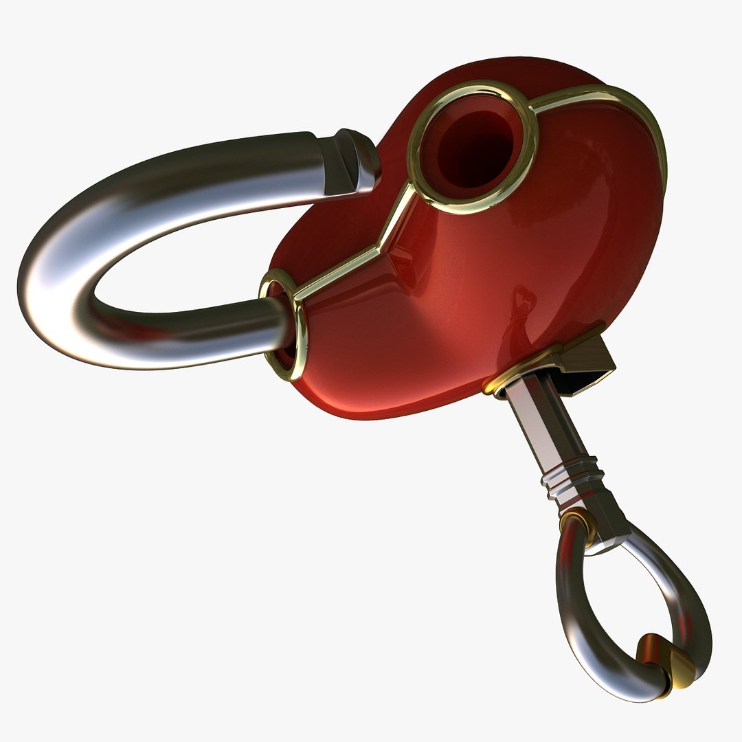 3d Model Heart Lock