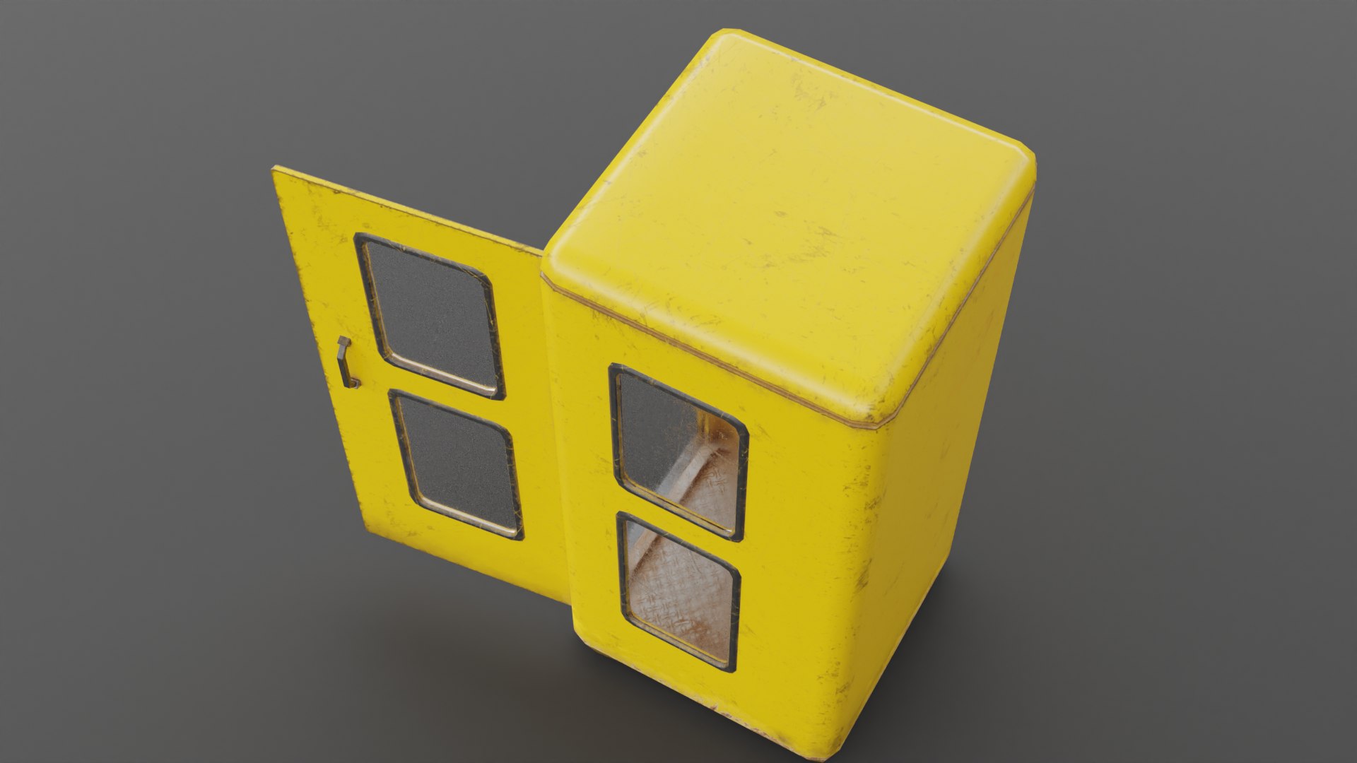 3D Phonebooth - TurboSquid 2009932