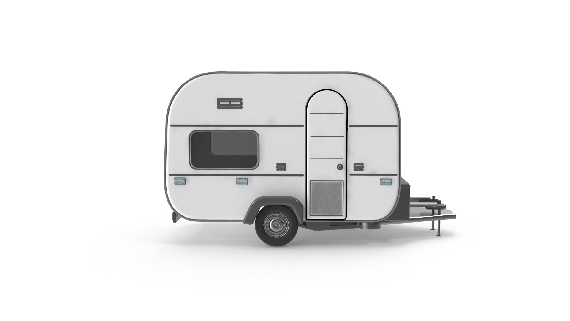 3D Caravan Model - TurboSquid 2039903