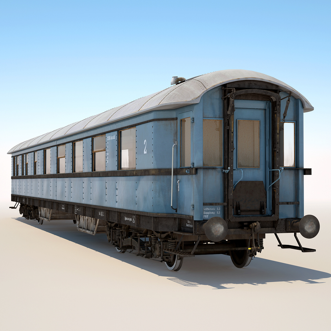 old passenger train 2 ma