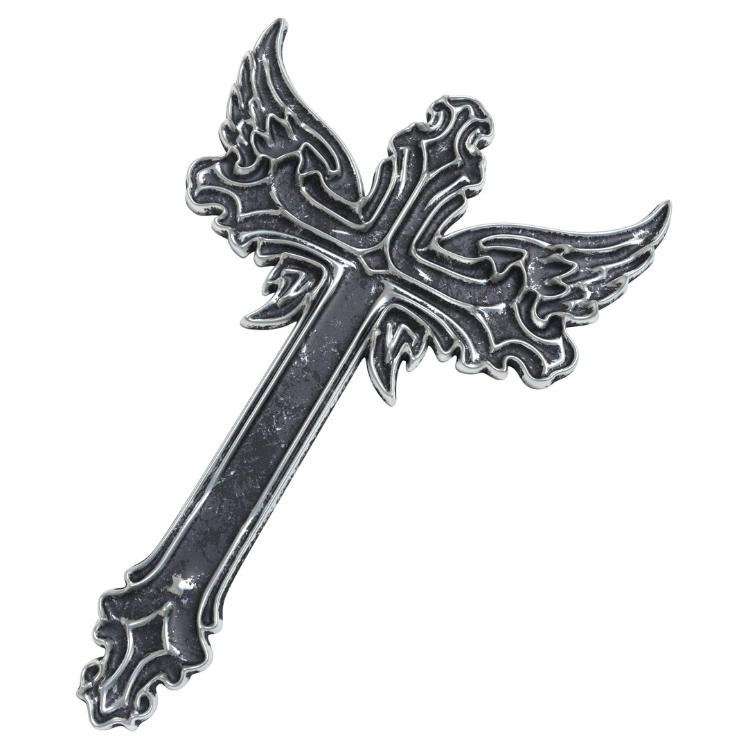 3D 5 Christian Cross V 04 Model - TurboSquid 2290423