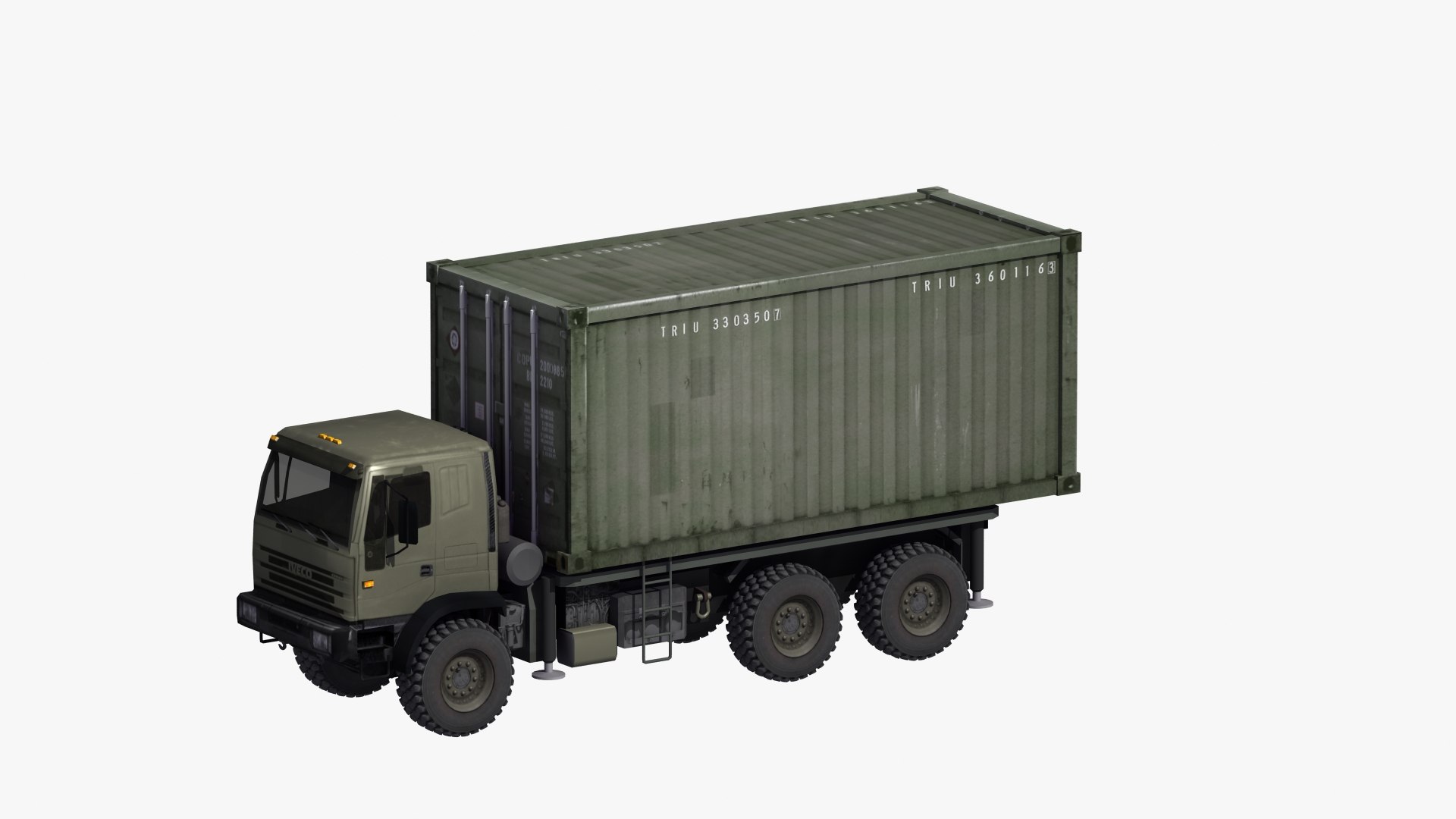Military Truck Container Model - TurboSquid 2223449