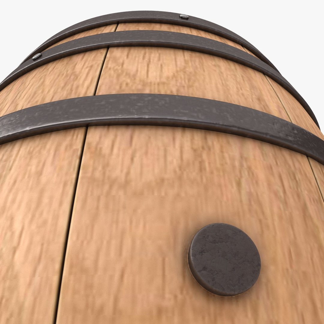 3d realistic barrel 2 model