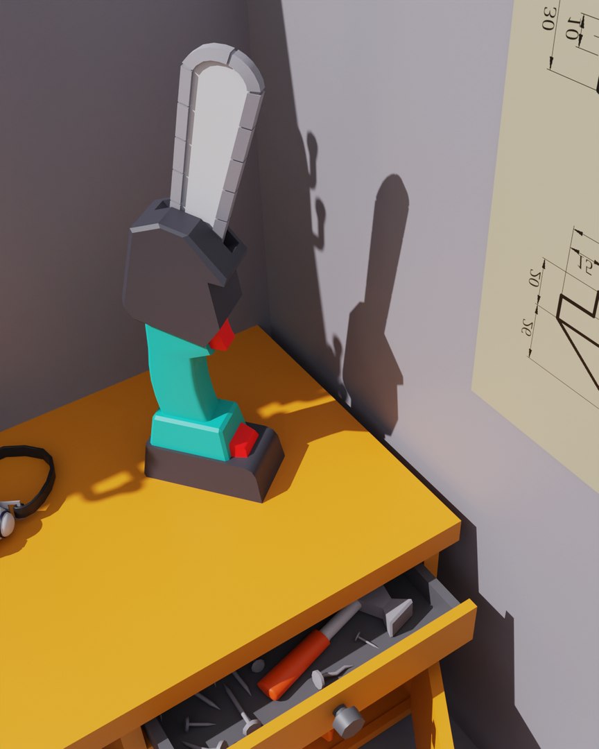 Workshop 3D Model - TurboSquid 2395662