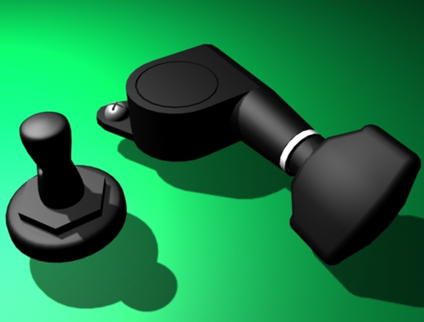 Guitar Tuning Knobs 3d Model