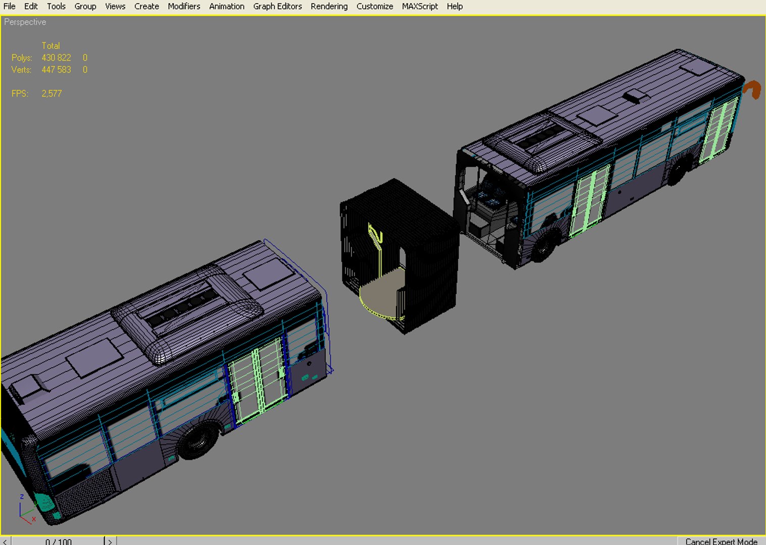 interior modelled max