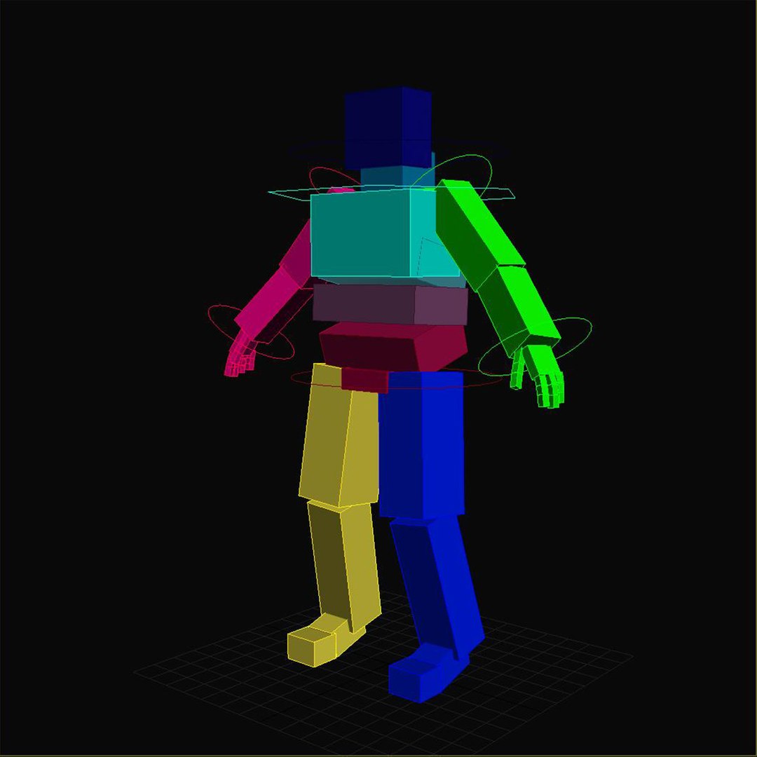 3d space astronaut science model