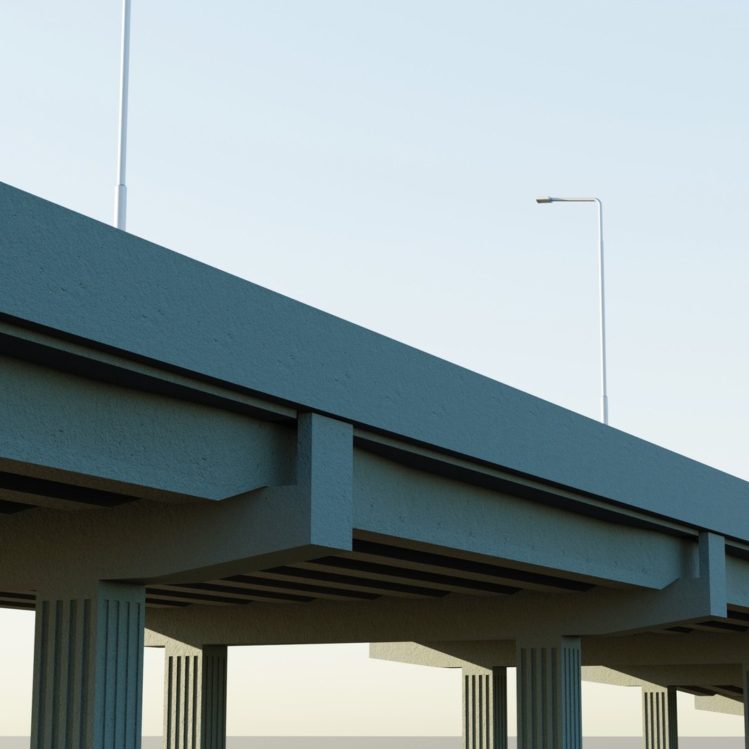 Roadway Bridge - TurboSquid 2270042