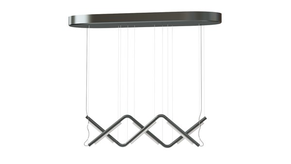 3D LED acrylic pendant lamp ANDlight PIPELINE CM9 7 - TurboSquid 1813131
