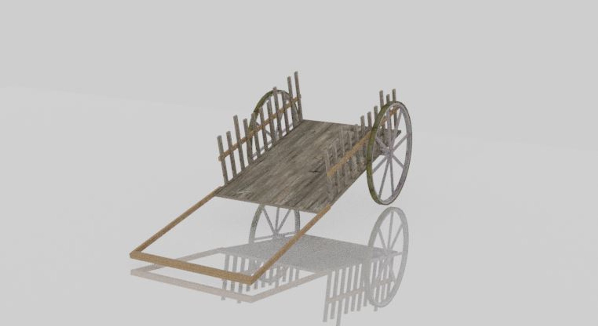 3D model bull cart - TurboSquid 1645691