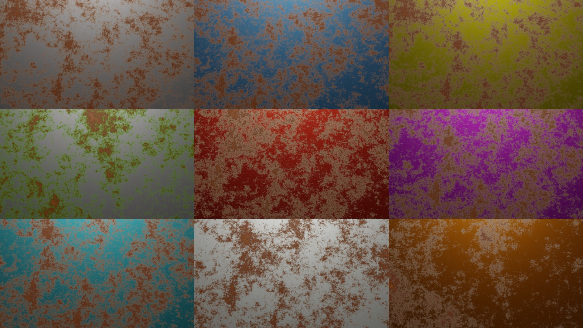 3D Procedural Rusty Metal Materials Model - TurboSquid 1845010