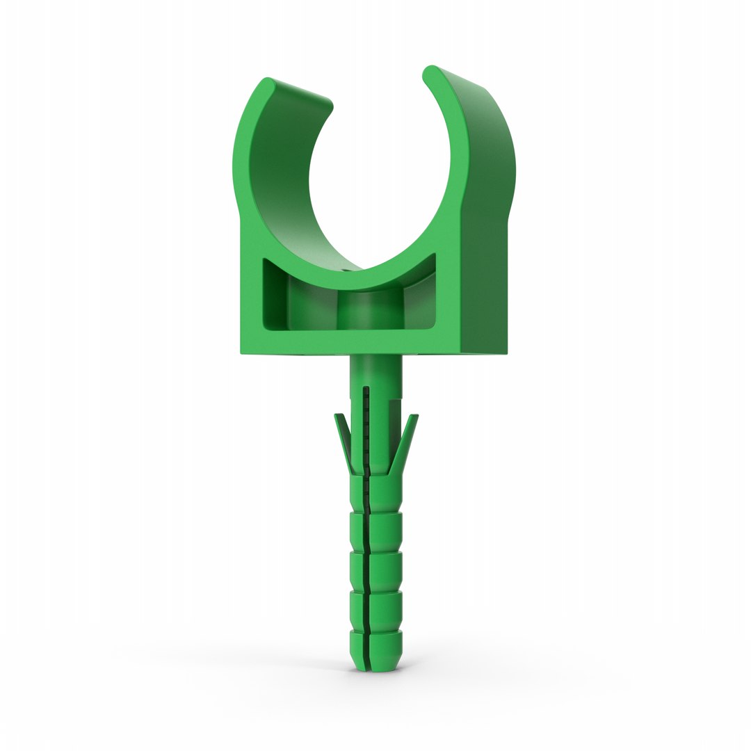 Clamp With Wall Plug 3D Model - TurboSquid 1929006