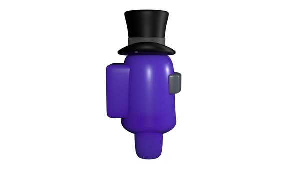 3D purple crewmate - TurboSquid 1676143