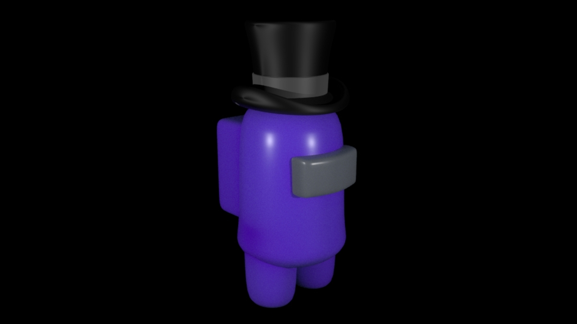 3D purple crewmate - TurboSquid 1676143