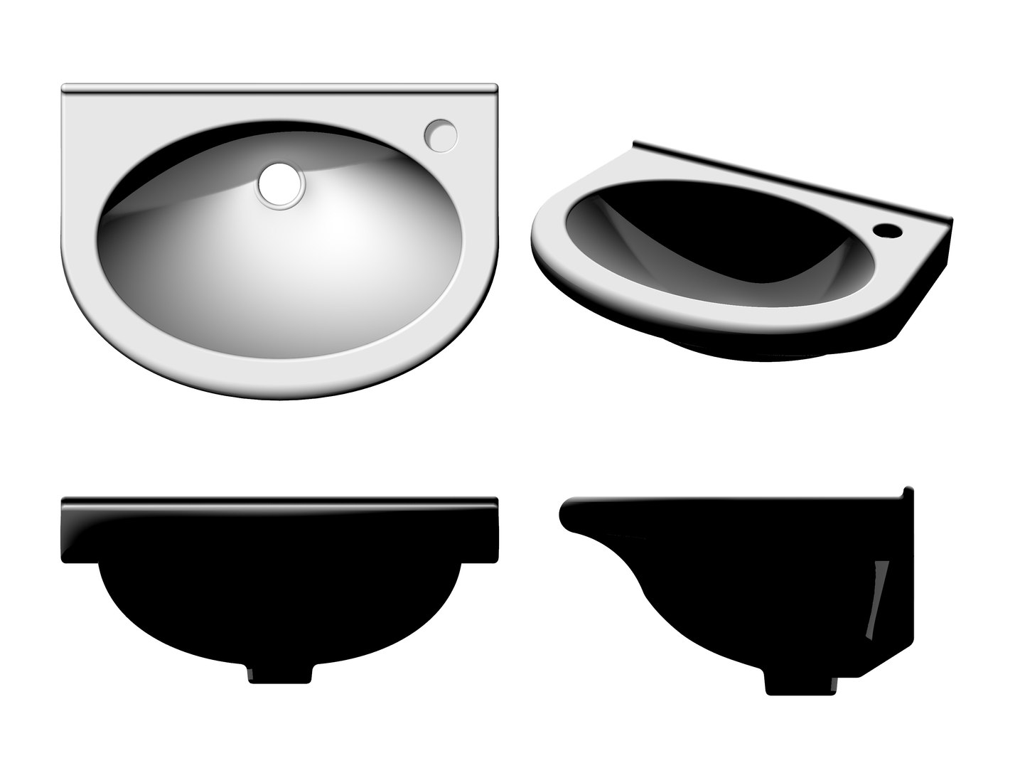 3D Basin Model - TurboSquid 1491301