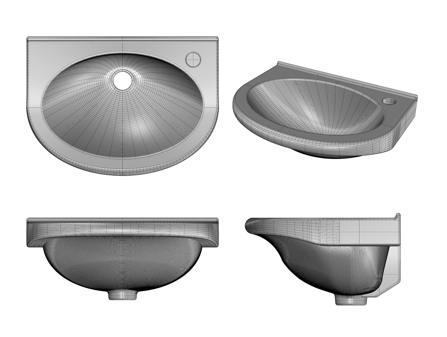 3D Basin Model - TurboSquid 1491301