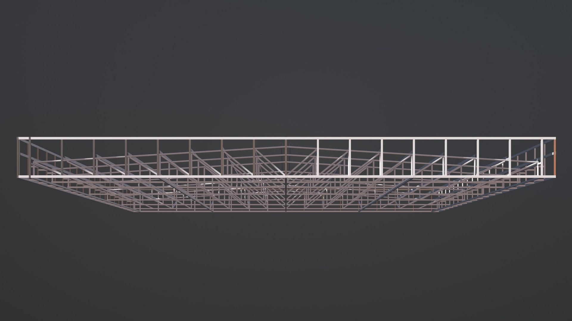 Roof Structure 3D - TurboSquid 2029131