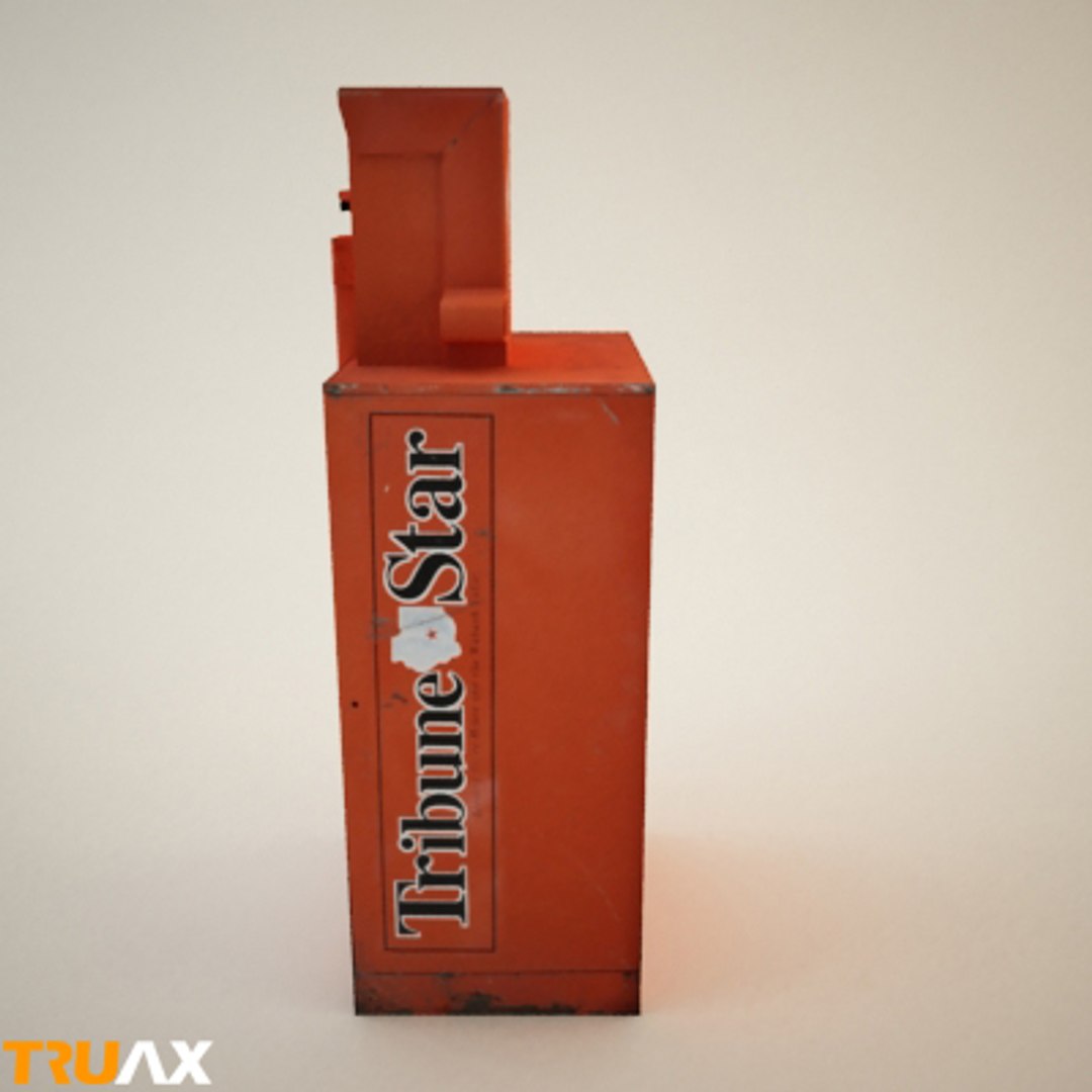 3d Model Studio Newspaper Vending Machine