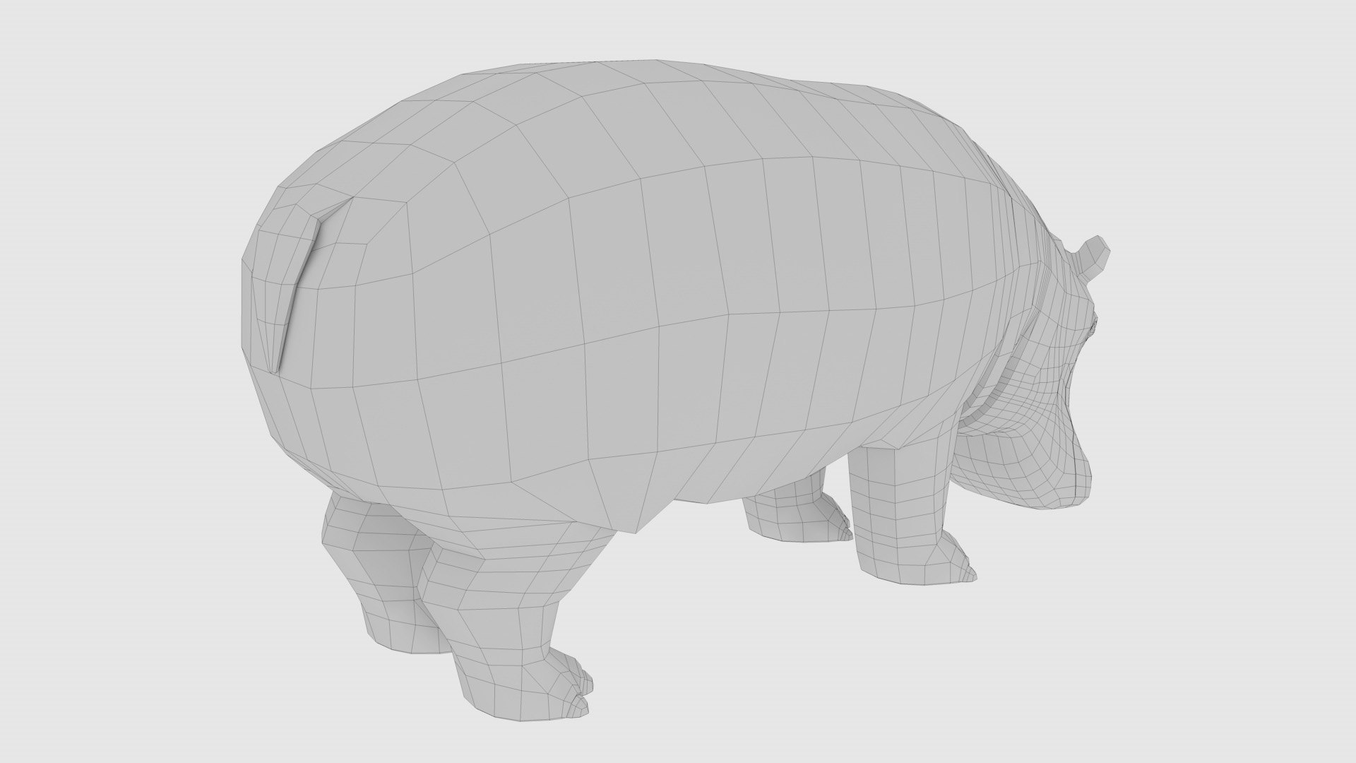 3D Model Hippo Hippopotamus - TurboSquid 1508910