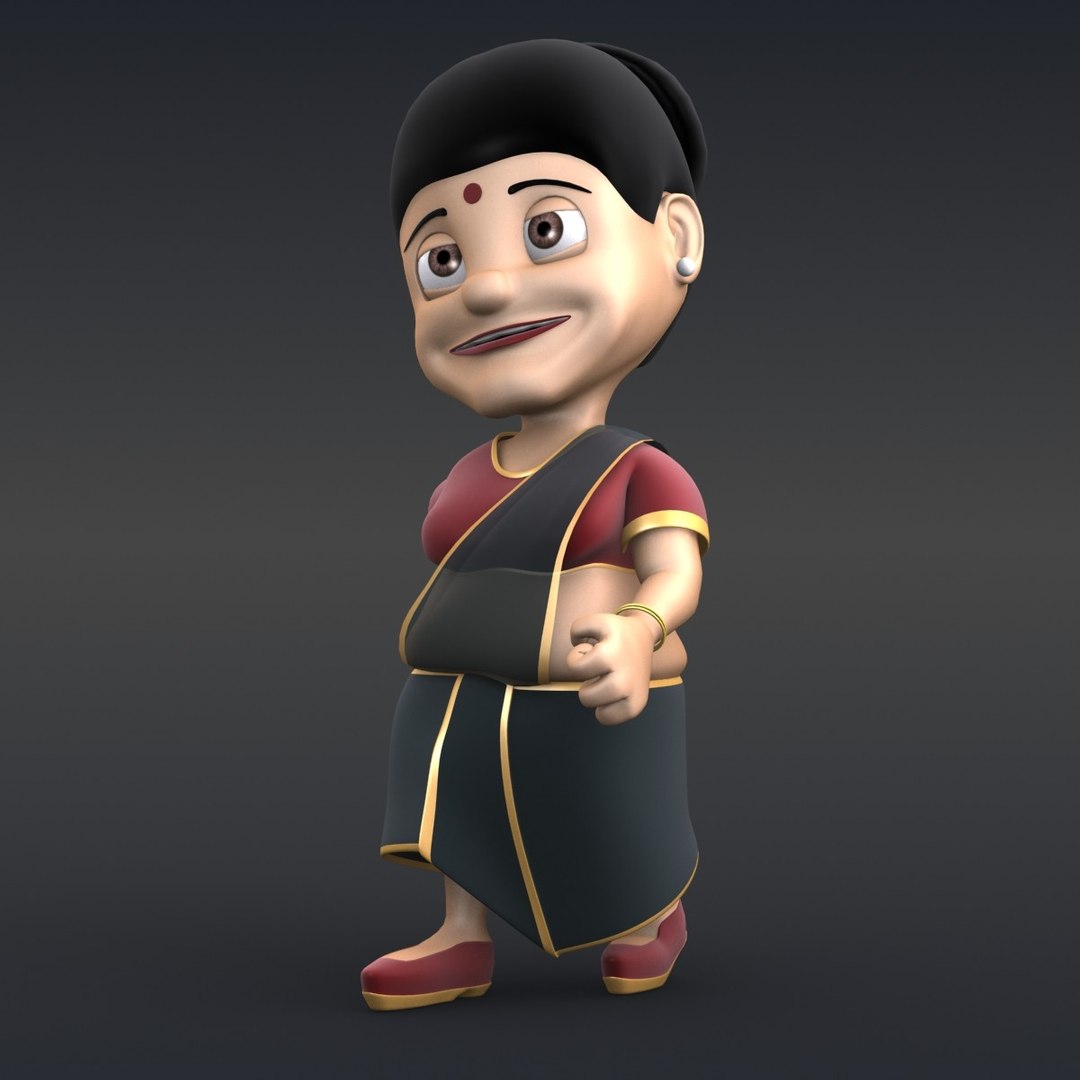 3d character pack 06 lady