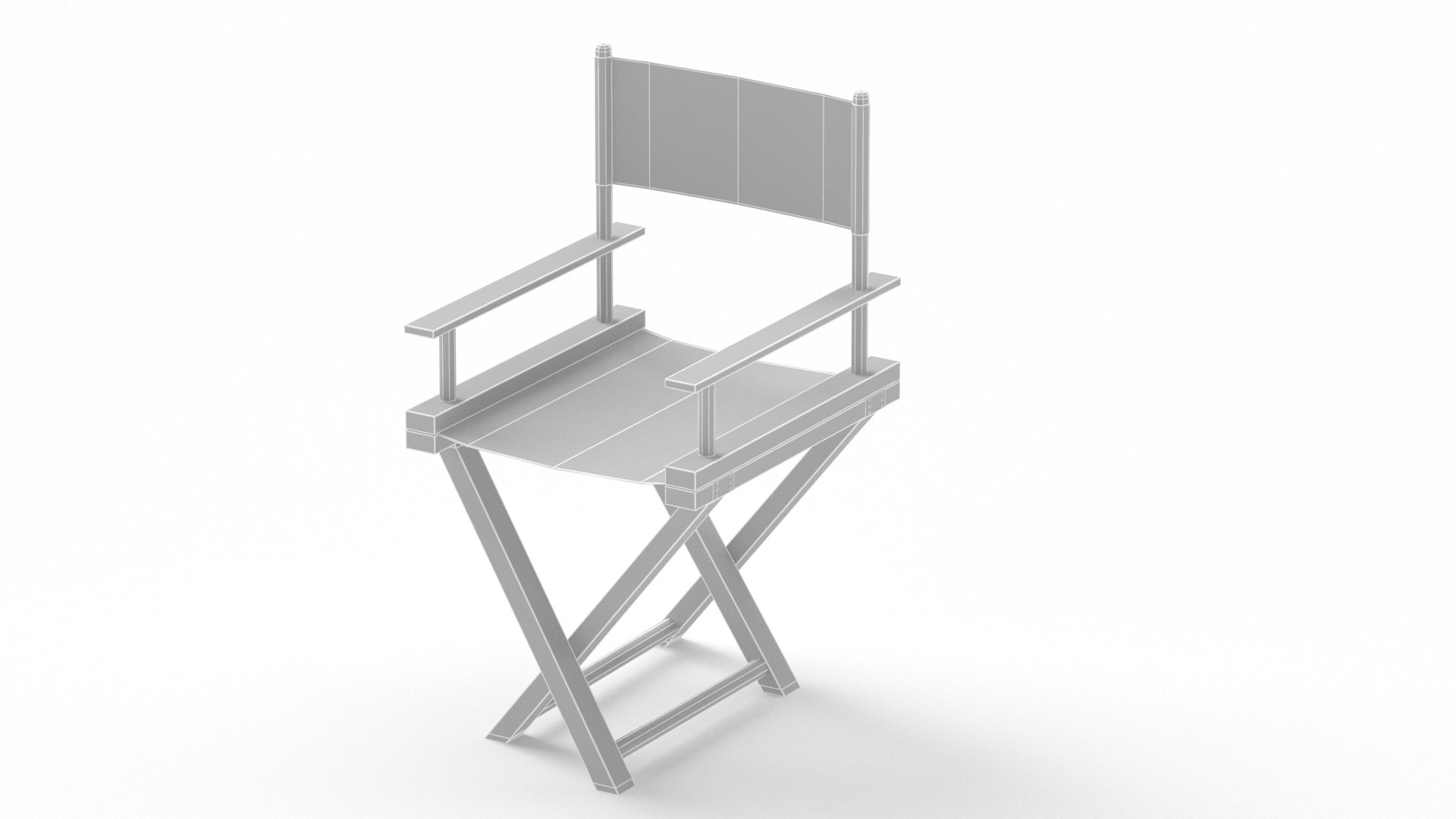 3D Director Chair Model - TurboSquid 2212118