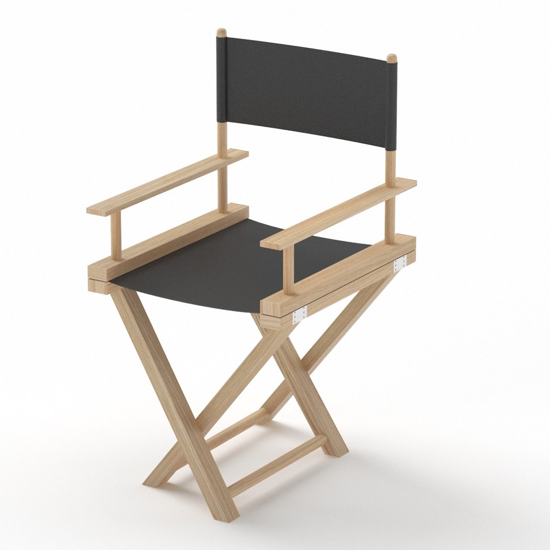 3D Director Chair Model - TurboSquid 2212118