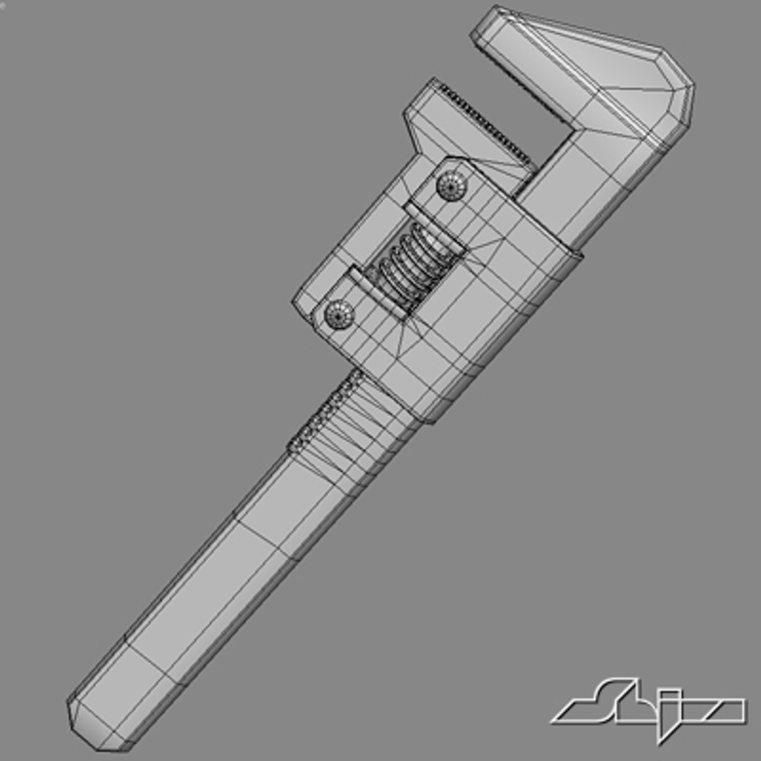 3d wrench model