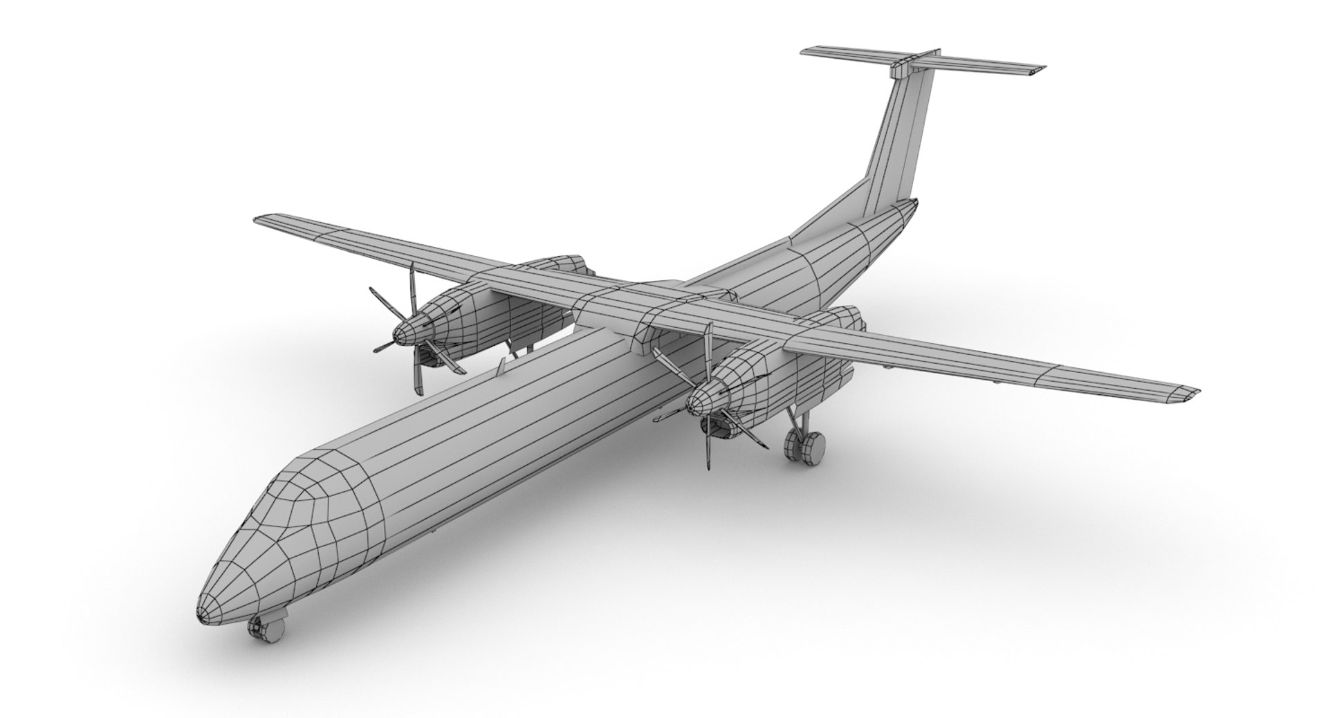 Bombardier Dash 3D Model - TurboSquid 1170782