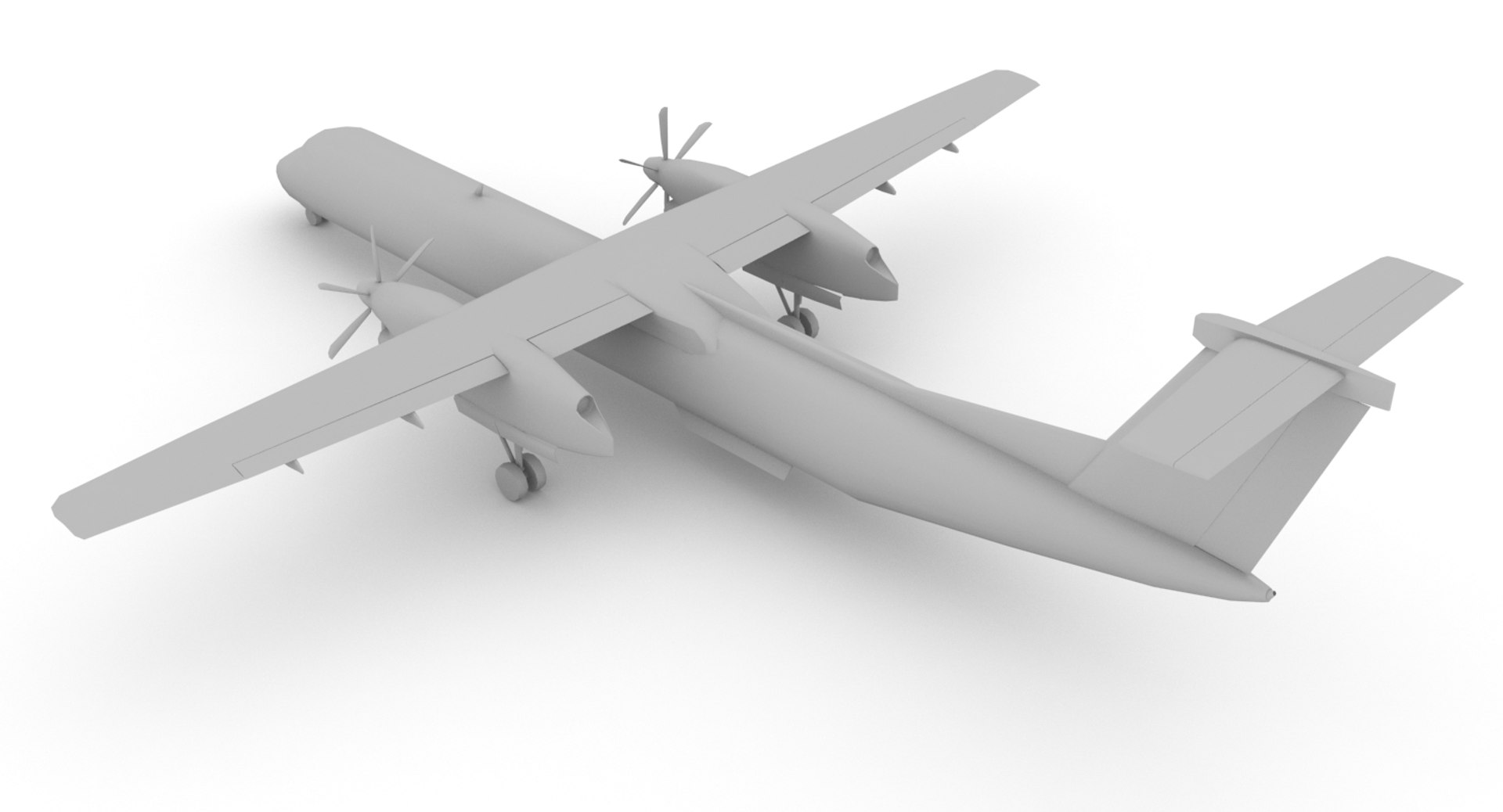 Bombardier Dash 3D Model - TurboSquid 1170782