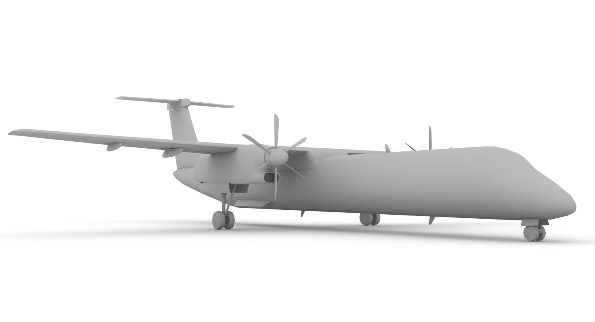 Bombardier Dash 3D Model - TurboSquid 1170782