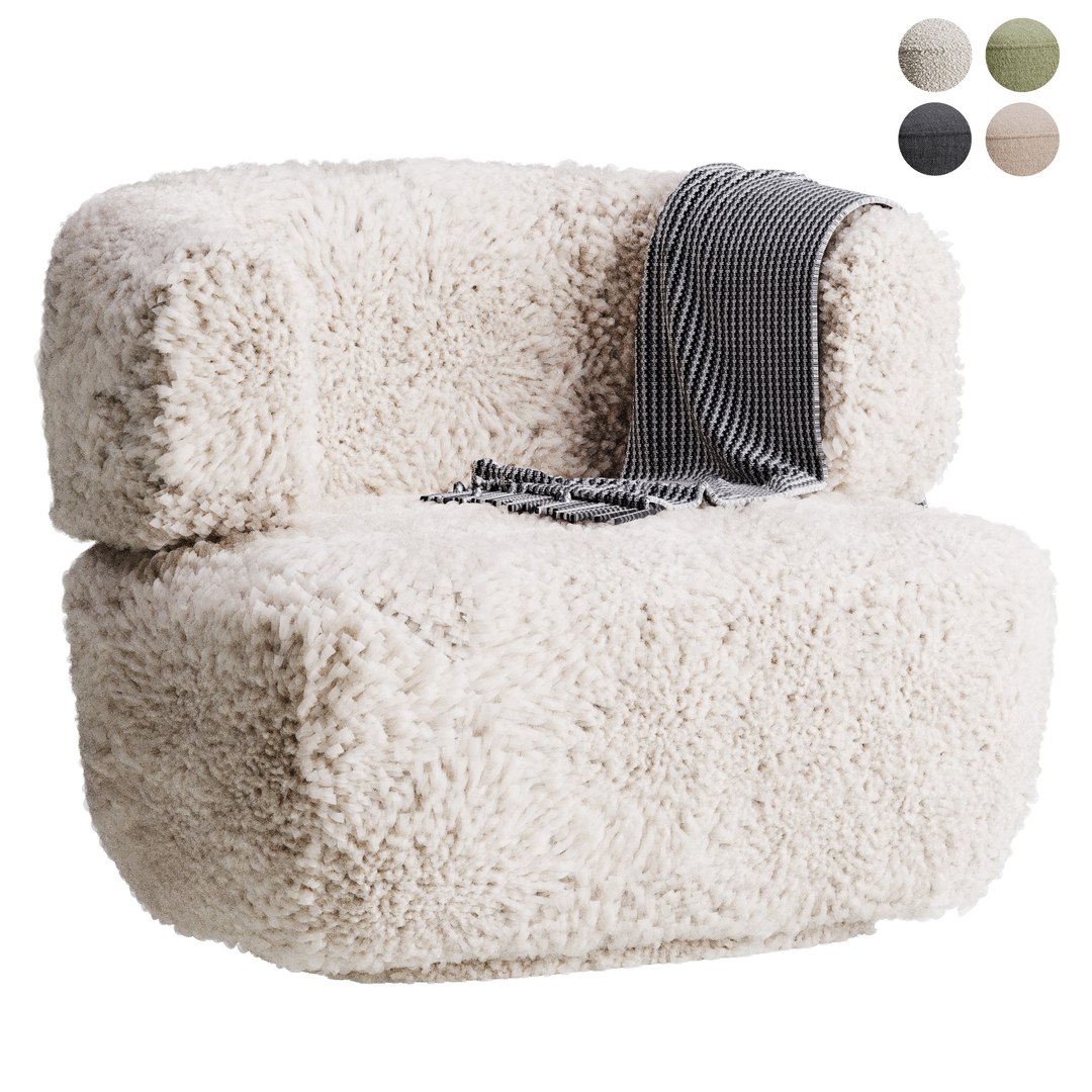 3D Model Litho Armchair - TurboSquid 2378105