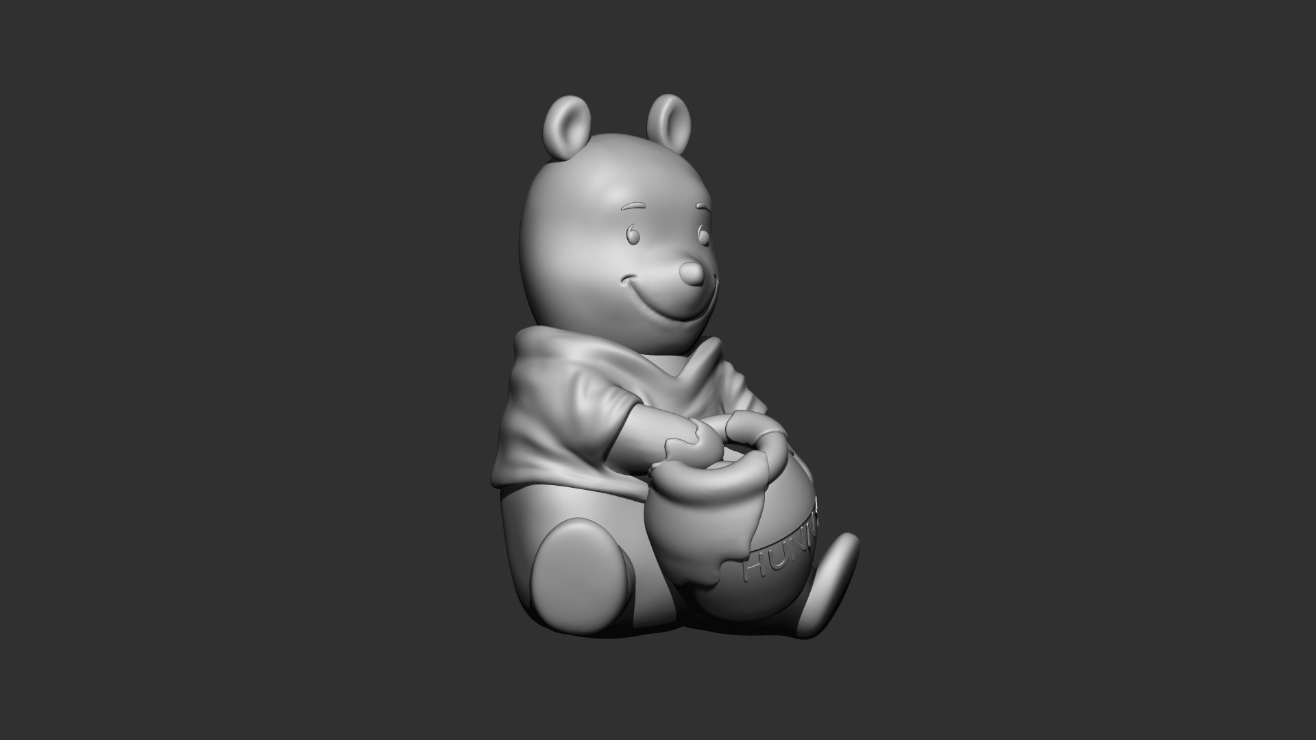 3D Pooh Winnie The Pooh Teddy Bear - TurboSquid 2042650