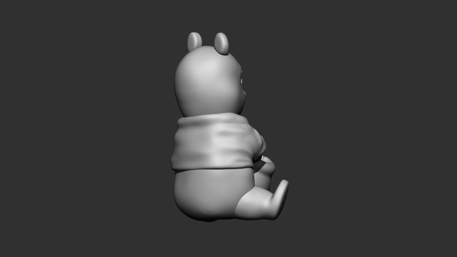 3D Pooh Winnie The Pooh Teddy Bear - TurboSquid 2042650