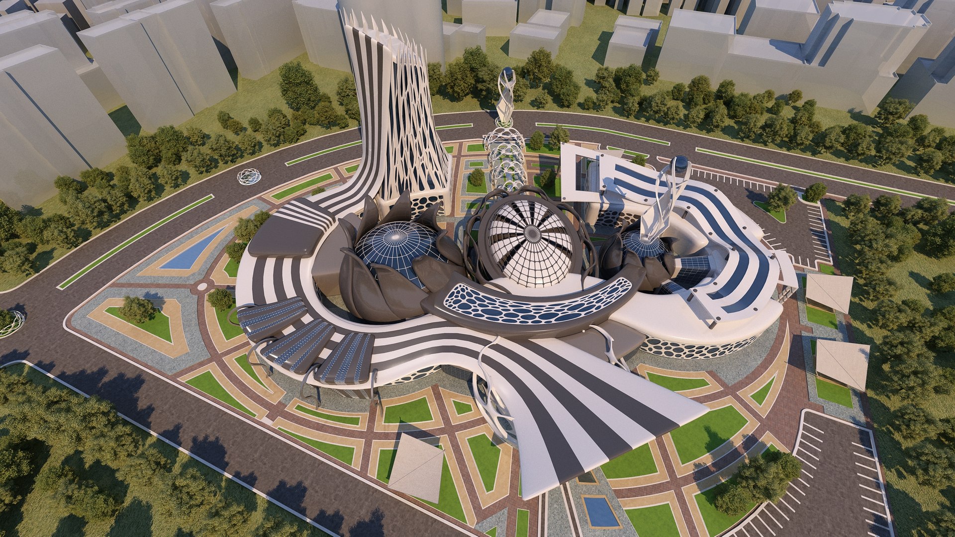 0150 - Nanotechnology Research Center - 2D Drawings-3D Files 3D Model ...