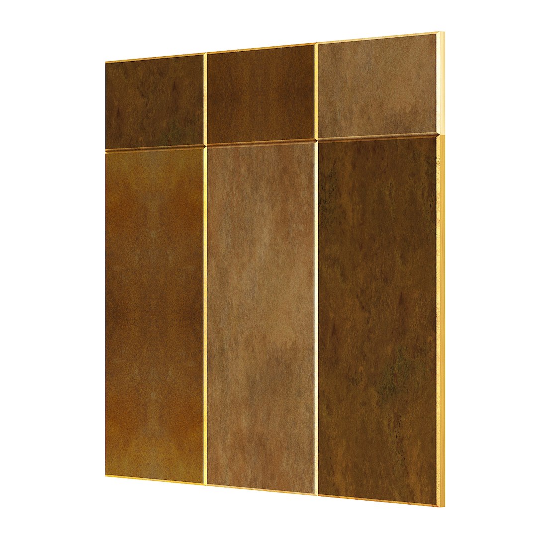 3D Rusted Metal Tiles - TurboSquid 1302891