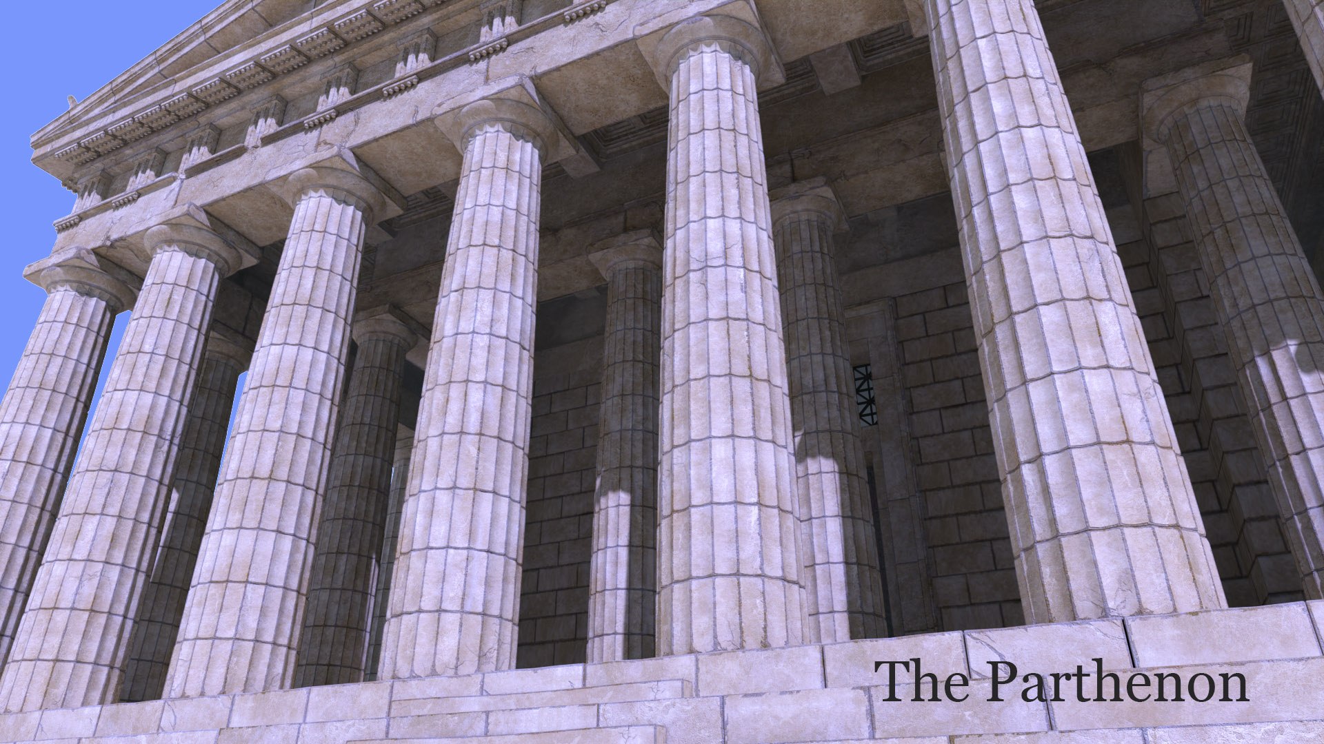 Parthenon Architecture Model - TurboSquid 1596794