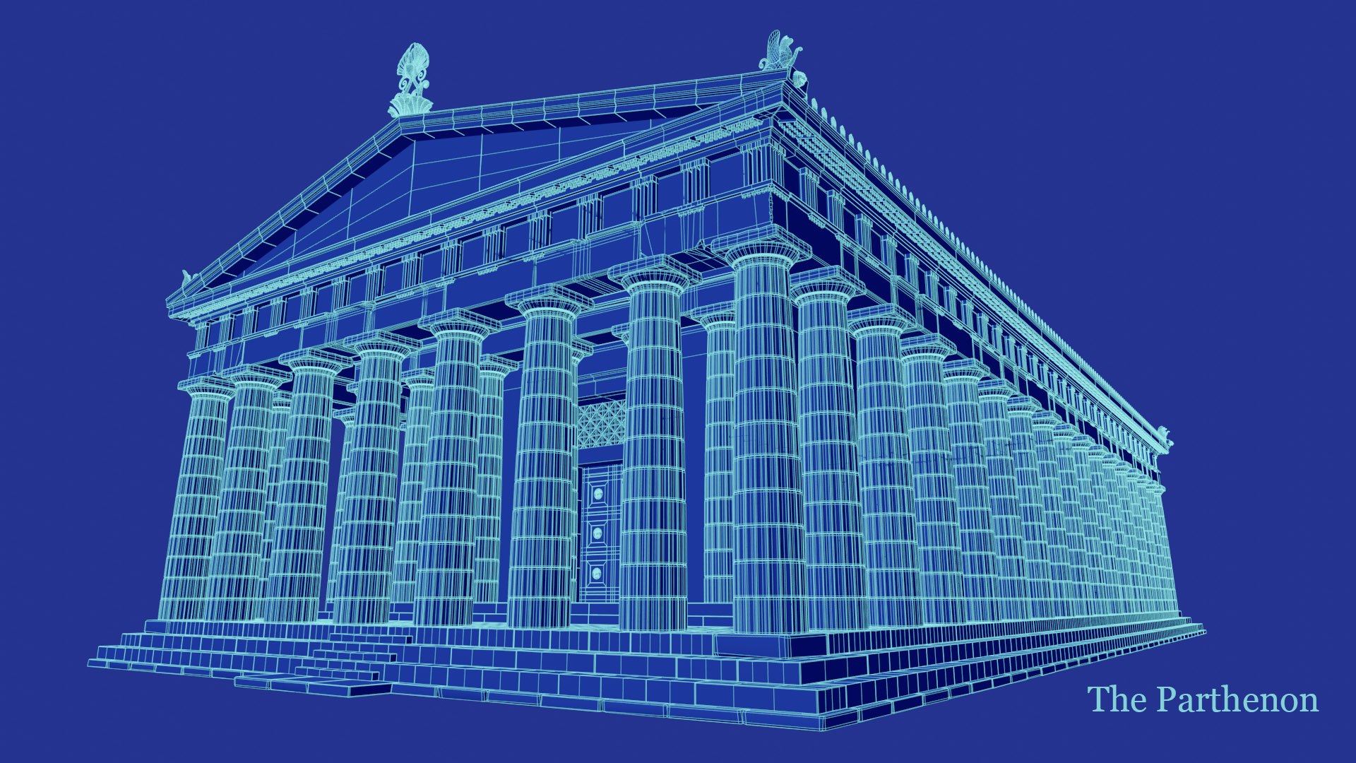 Parthenon Architecture Model - TurboSquid 1596794