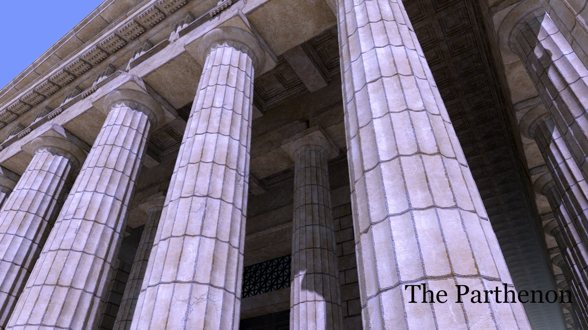 Parthenon Architecture Model - TurboSquid 1596794