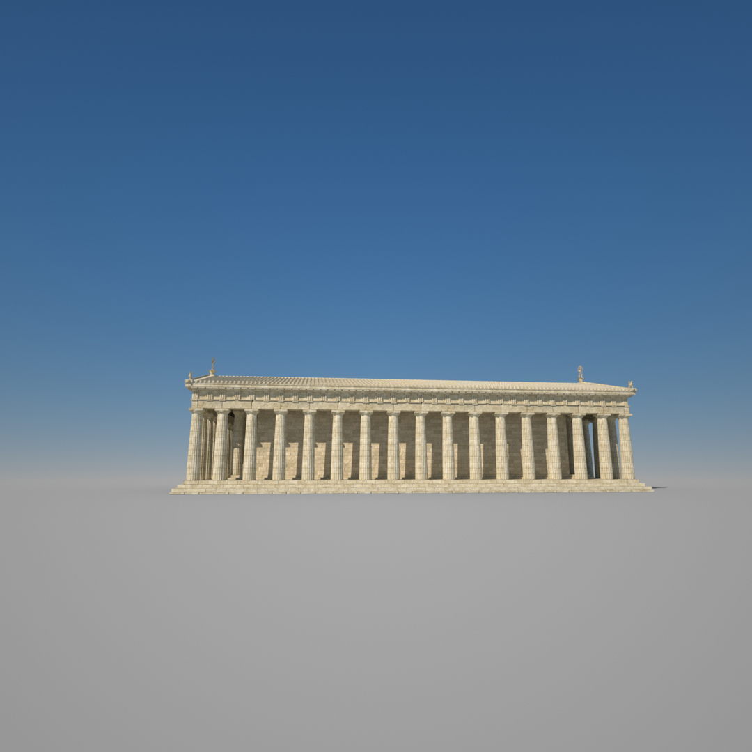 Parthenon Architecture Model - TurboSquid 1596794